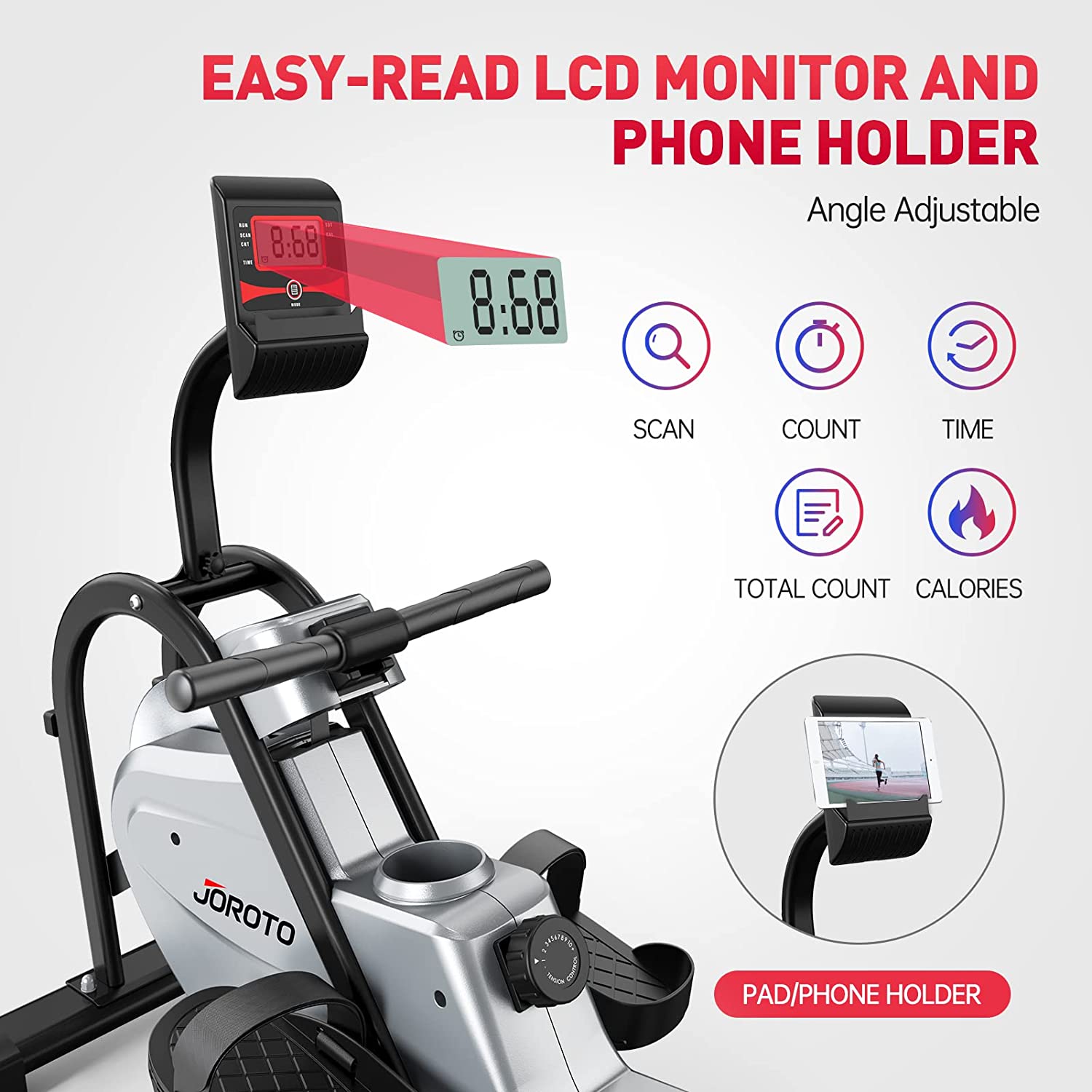 JOROTO Magnetic Rower Rowing Machine