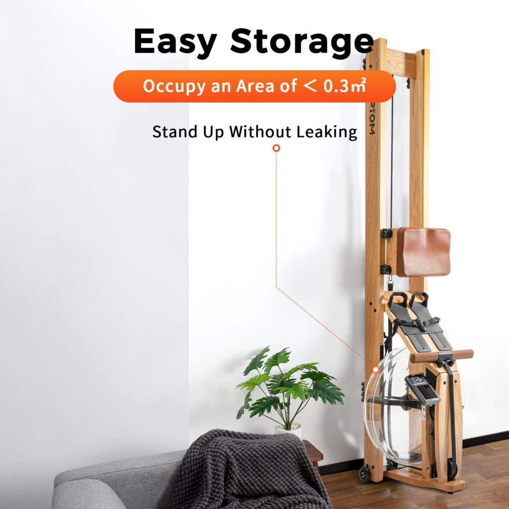 TOPIOM Water Rower Rowing Machine