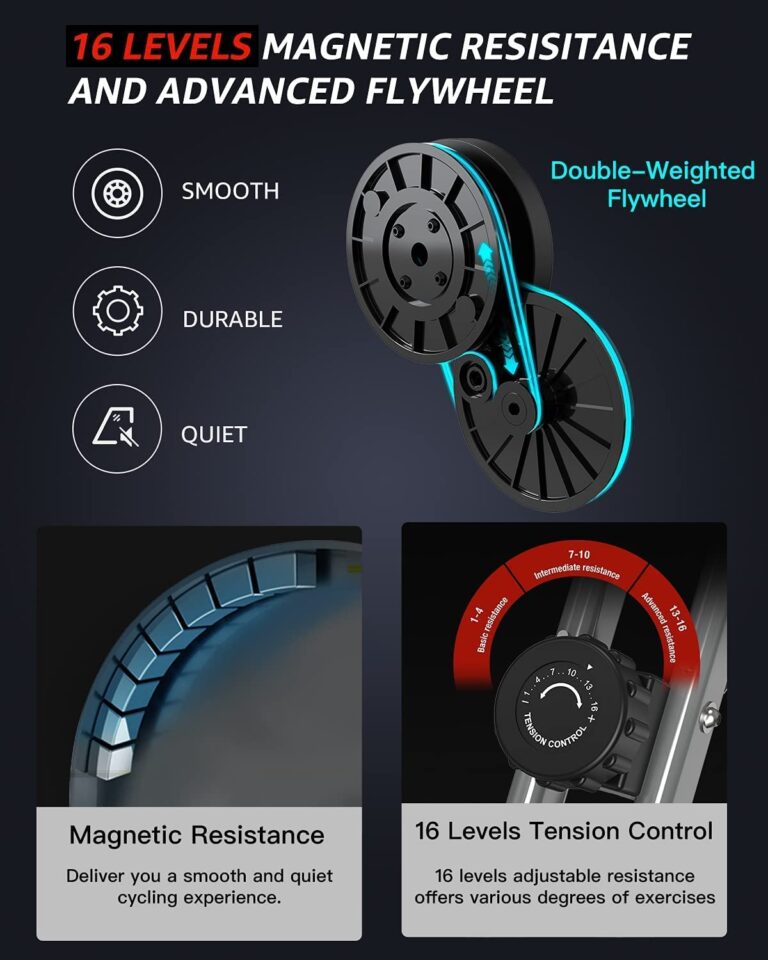 BARWING 16-8-2-3 Stationary Spin Exercise Bike